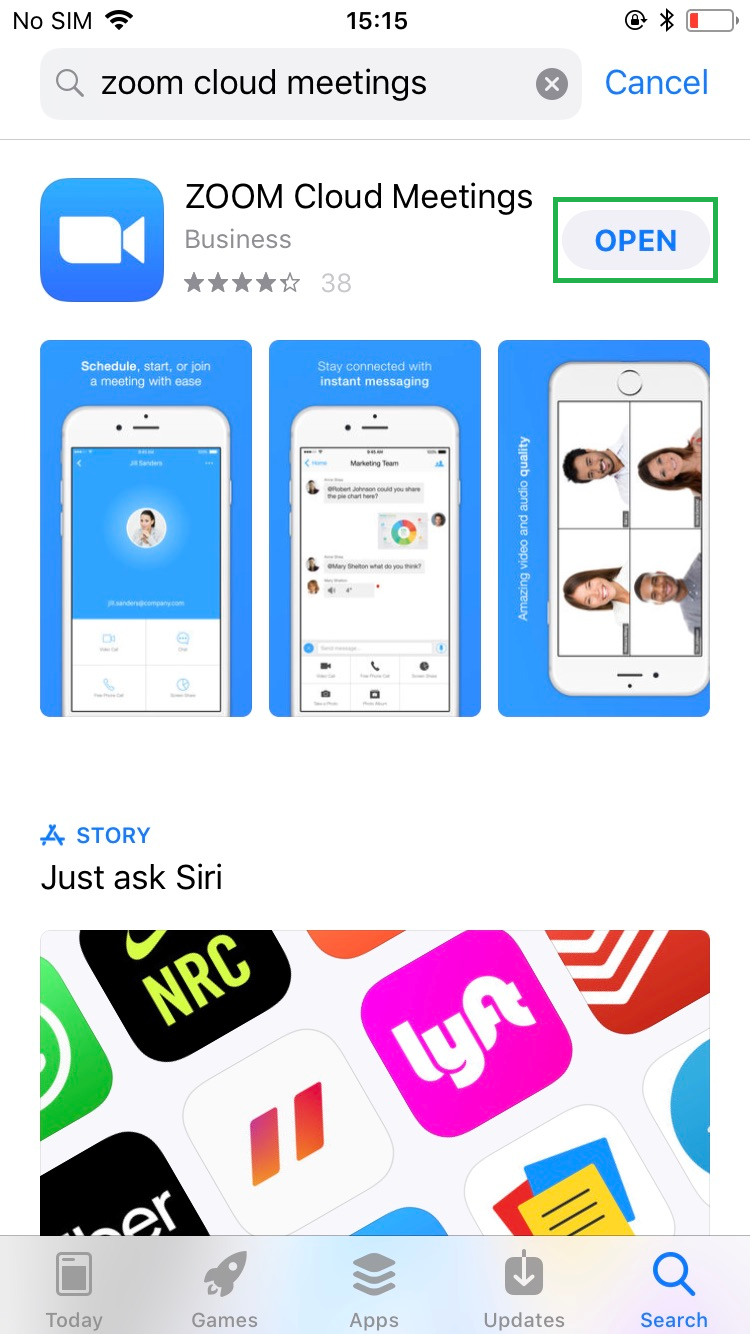 Installing Zoom on Your Device